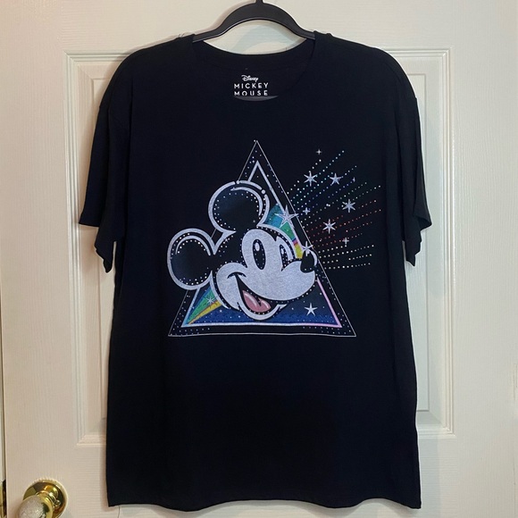 Disney | Tops | Disney Mickey Mouse Pink Floyd Dark Side Of The Moon ...